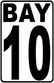 Bay Numbering Sign – signs by salagraphics