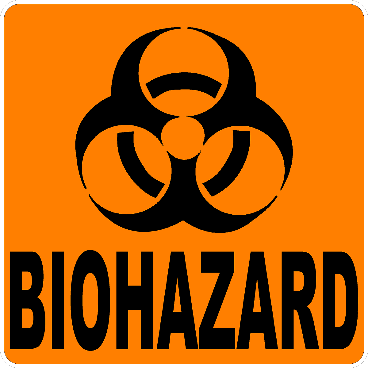 Biohazard Decal Multi-Pack – Signs by SalaGraphics