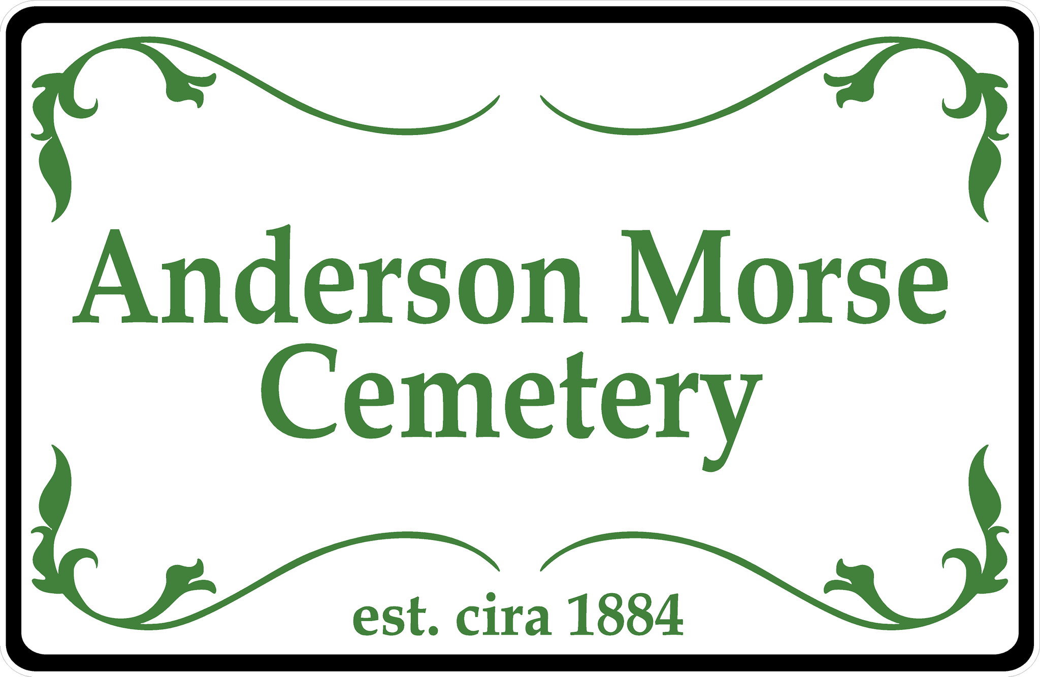 Custom Designed Cemetery Sign – Signs by SalaGraphics
