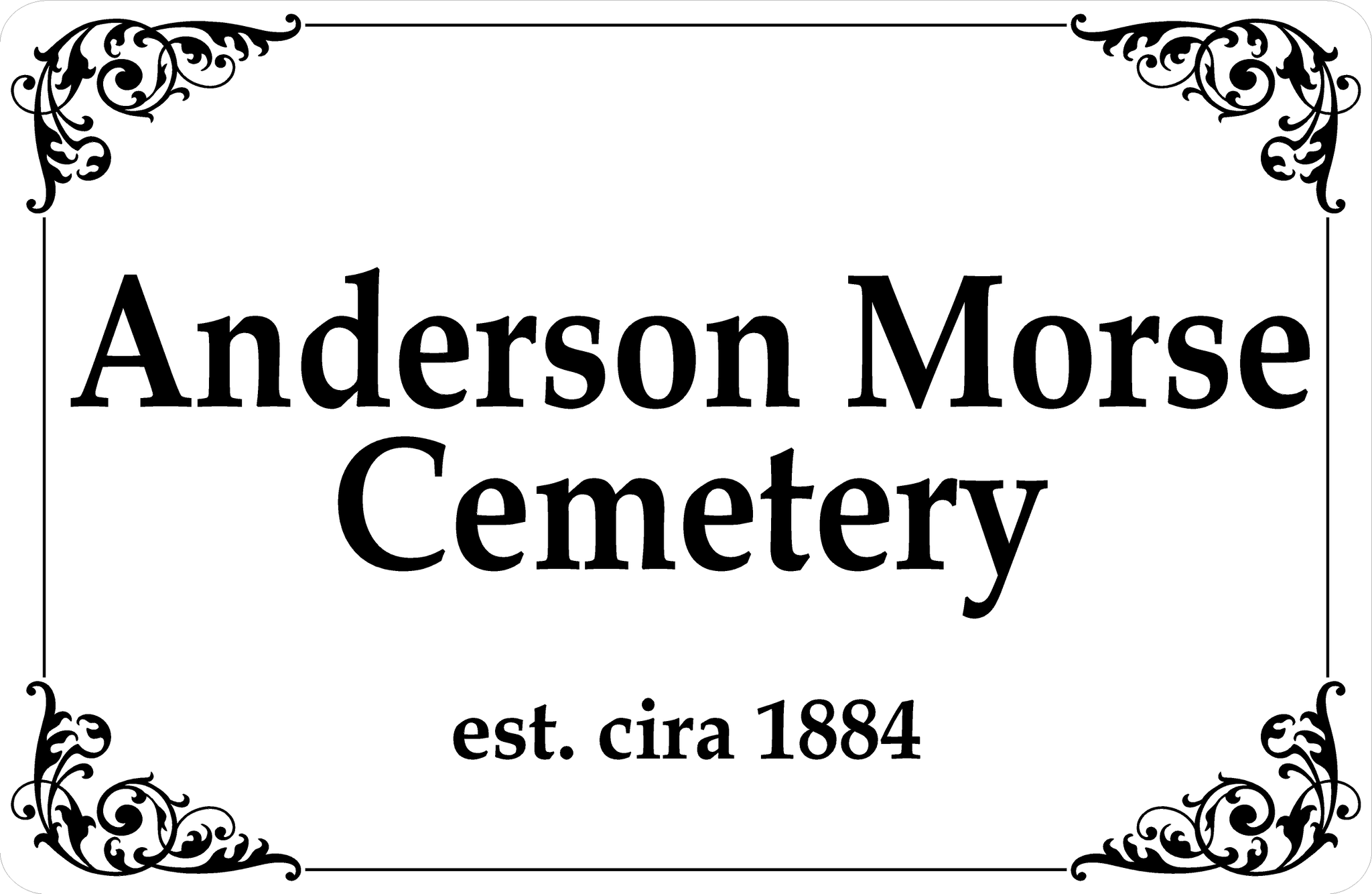 Custom Designed Cemetery Sign – Signs by SalaGraphics