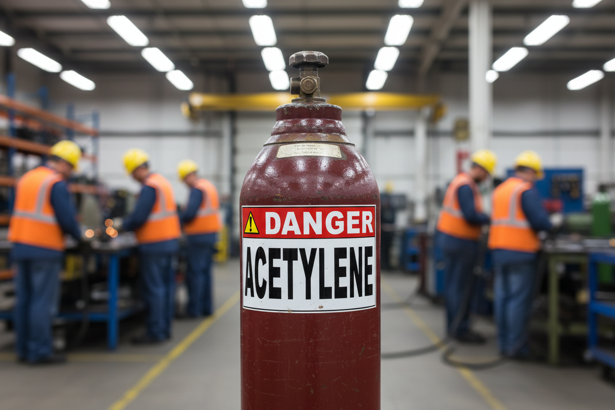 Danger Acetylene Decal – signs by salagraphics