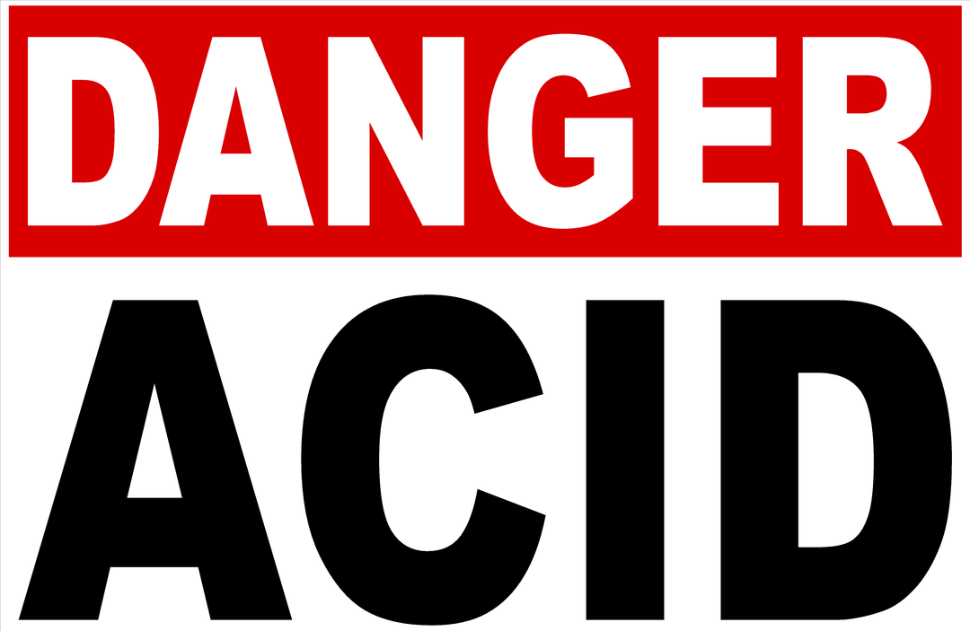 Danger Acid Sign – Signs by SalaGraphics
