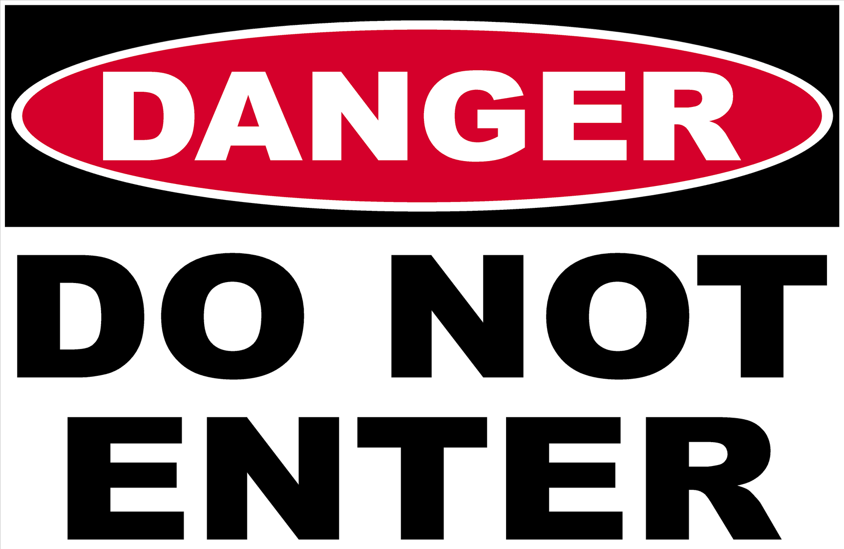 Danger Do Not Enter Sign – Signs by SalaGraphics