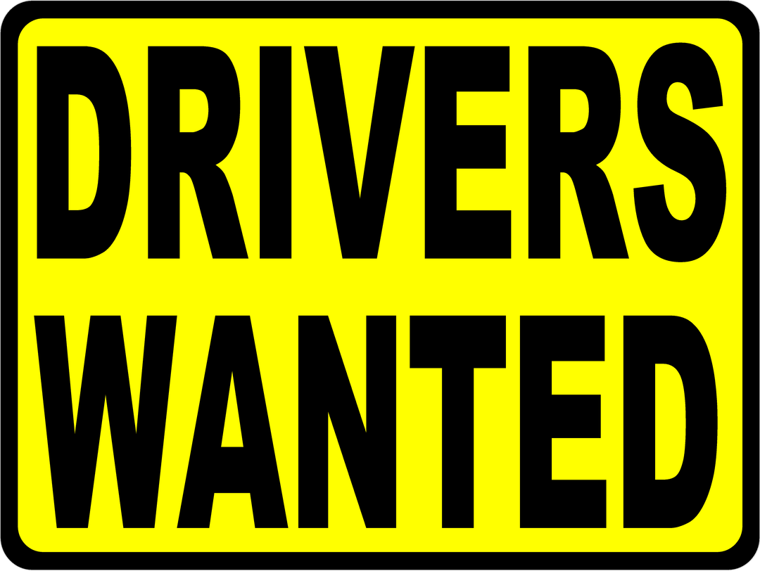 Drivers Wanted Decal. Multi-Pack – Signs by SalaGraphics