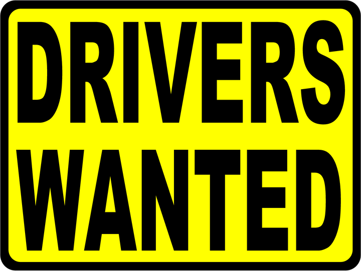 Drivers Wanted Decal. Multi-Pack – Signs by SalaGraphics