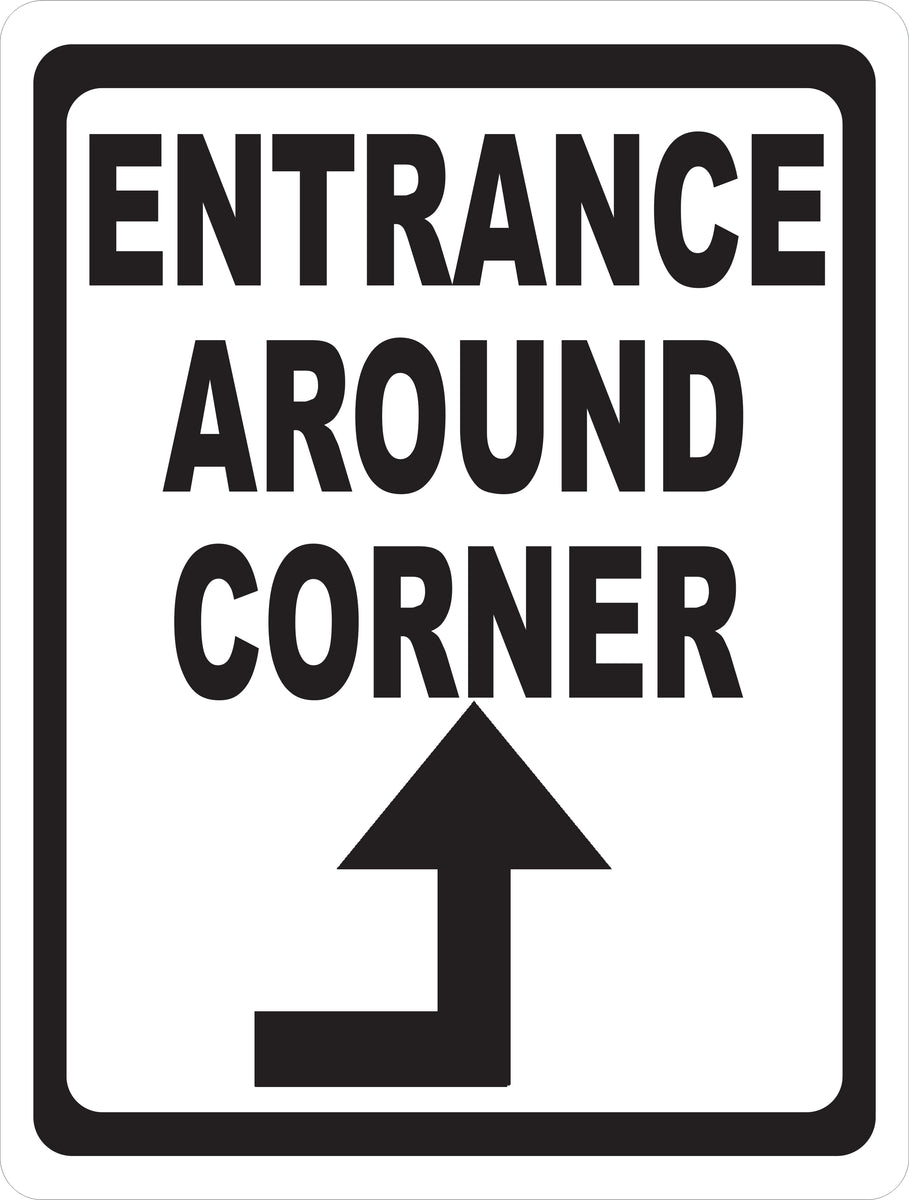 Entrance on Side of Building Sign – Signs by SalaGraphics