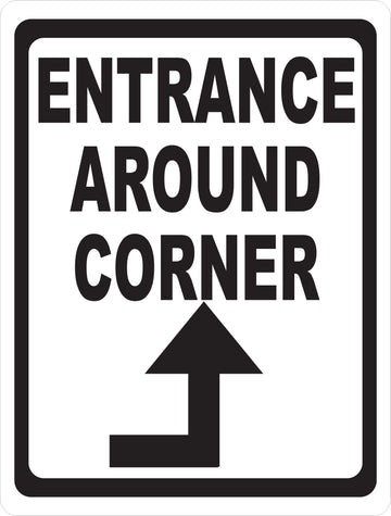 Entrance on Side of Building Sign – Signs by SalaGraphics