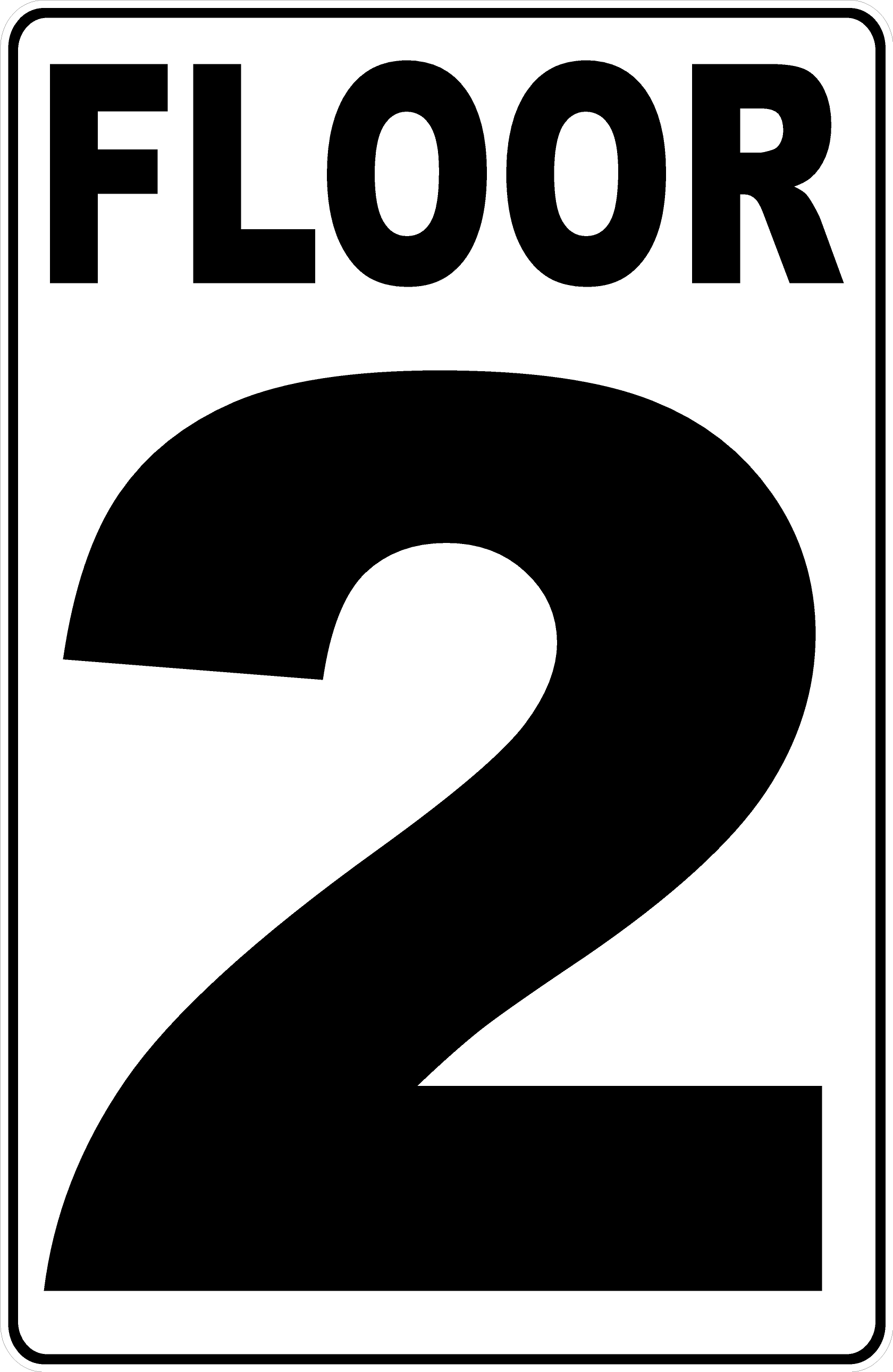 Floor Numbering Sign – Signs by SalaGraphics