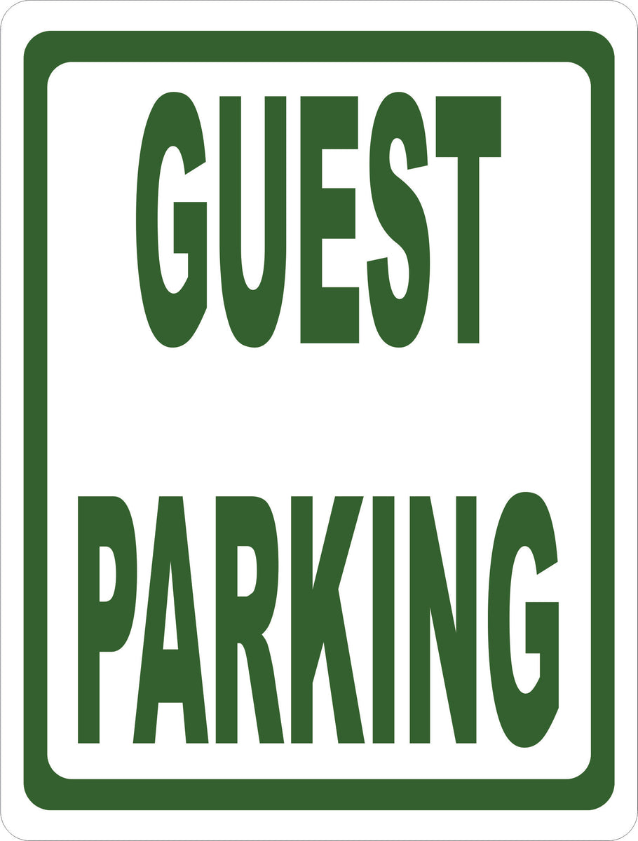 Guest Parking Sign – Signs by SalaGraphics