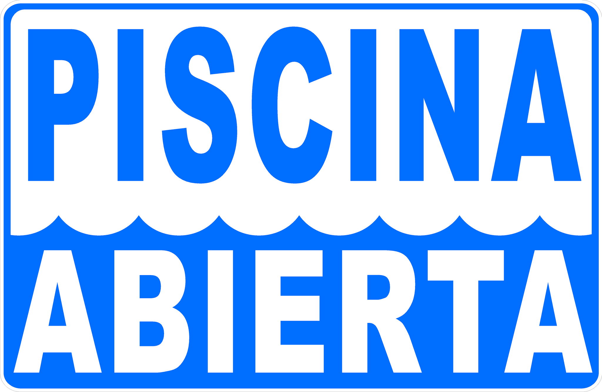 Pool Open and/or Closed Sign – signs by salagraphics