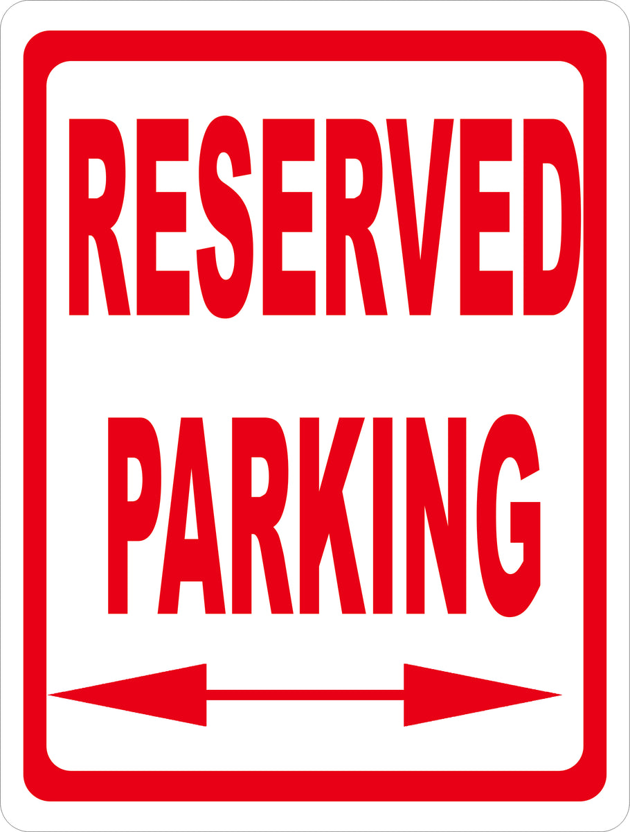 Reserved Parking Sign – Signs by SalaGraphics