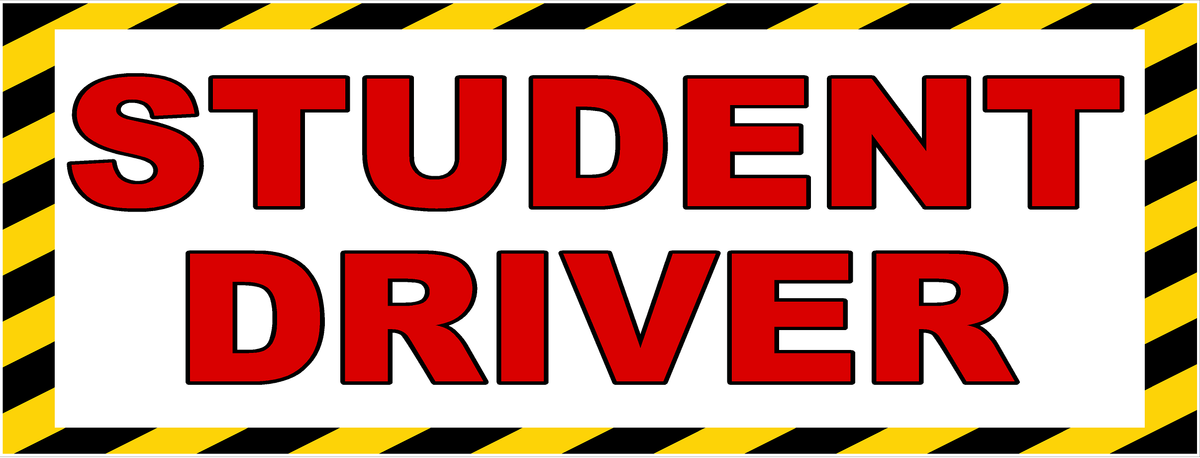 Student Driver Magnet – Signs by SalaGraphics