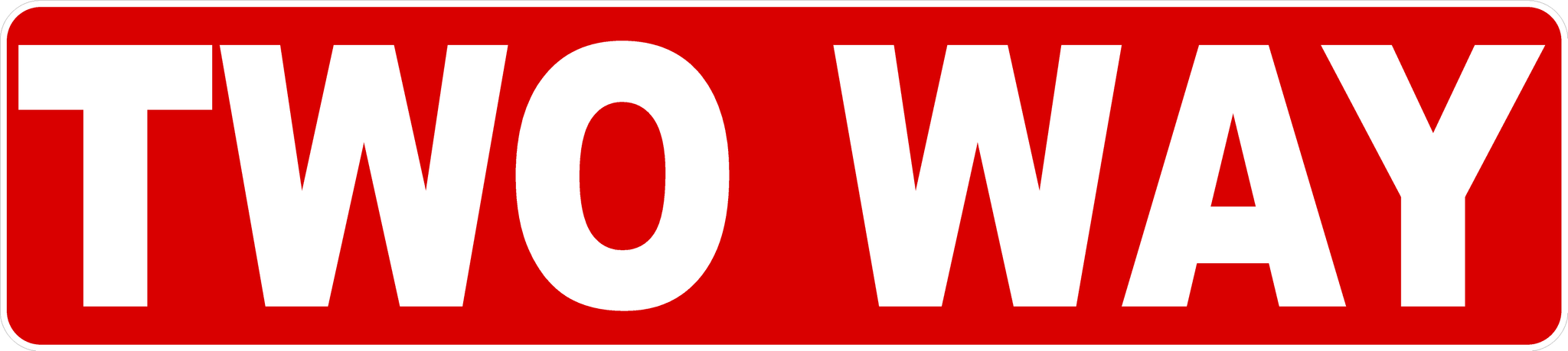 Two Way Sign – Signs by SalaGraphics