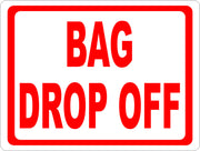 Bag Drop Off Sign – Signs by SalaGraphics