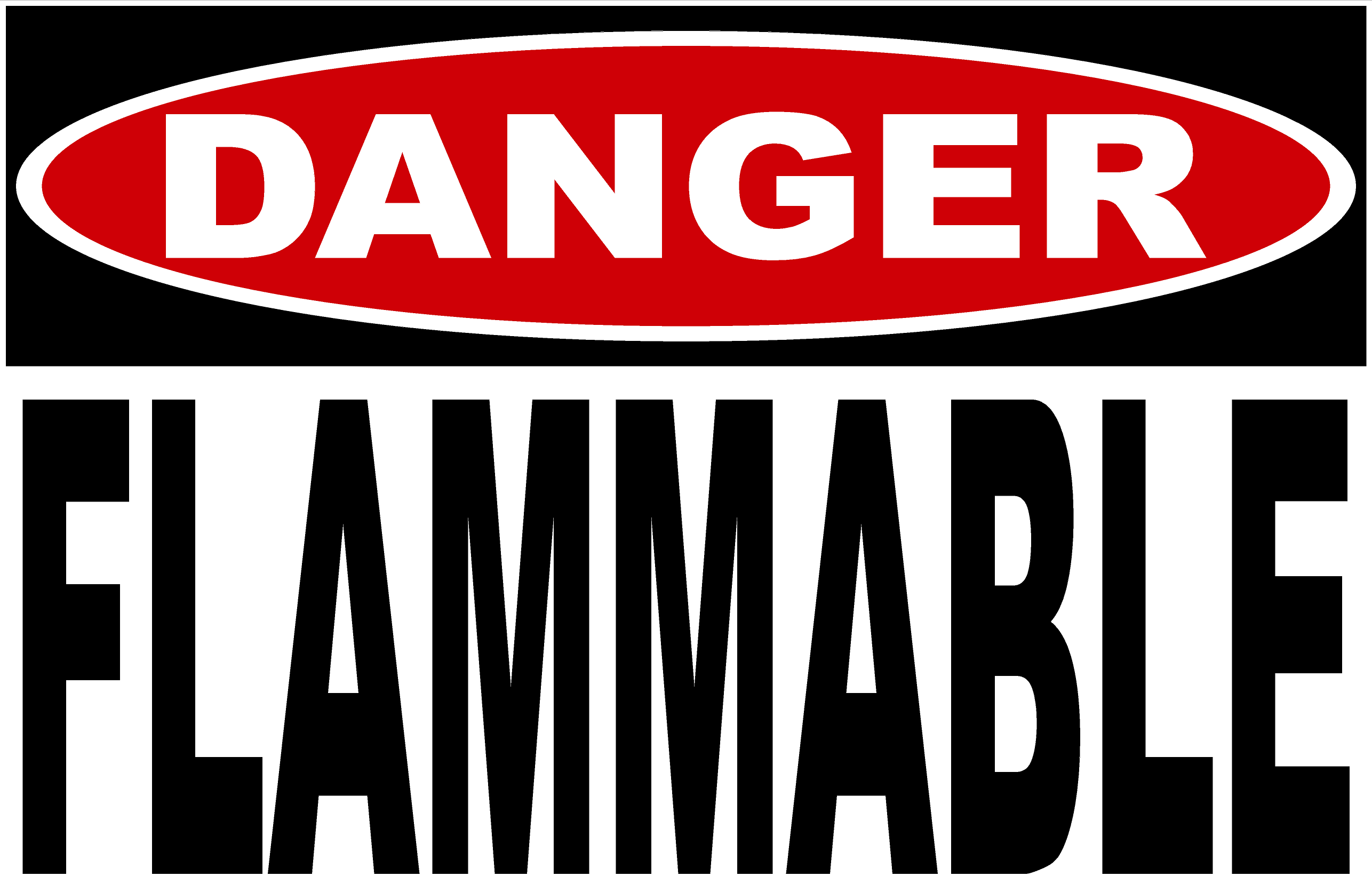 Danger Flammable Sign – Signs by SalaGraphics