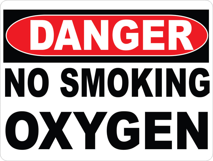 Danger No Smoking Oxygen Sign – Signs by SalaGraphics