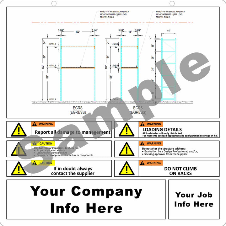 Dock Position Warehouse Sign – Signs by SalaGraphics