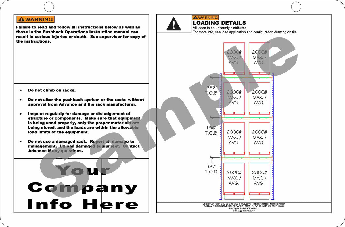 Dock Position Warehouse Sign – Signs by SalaGraphics