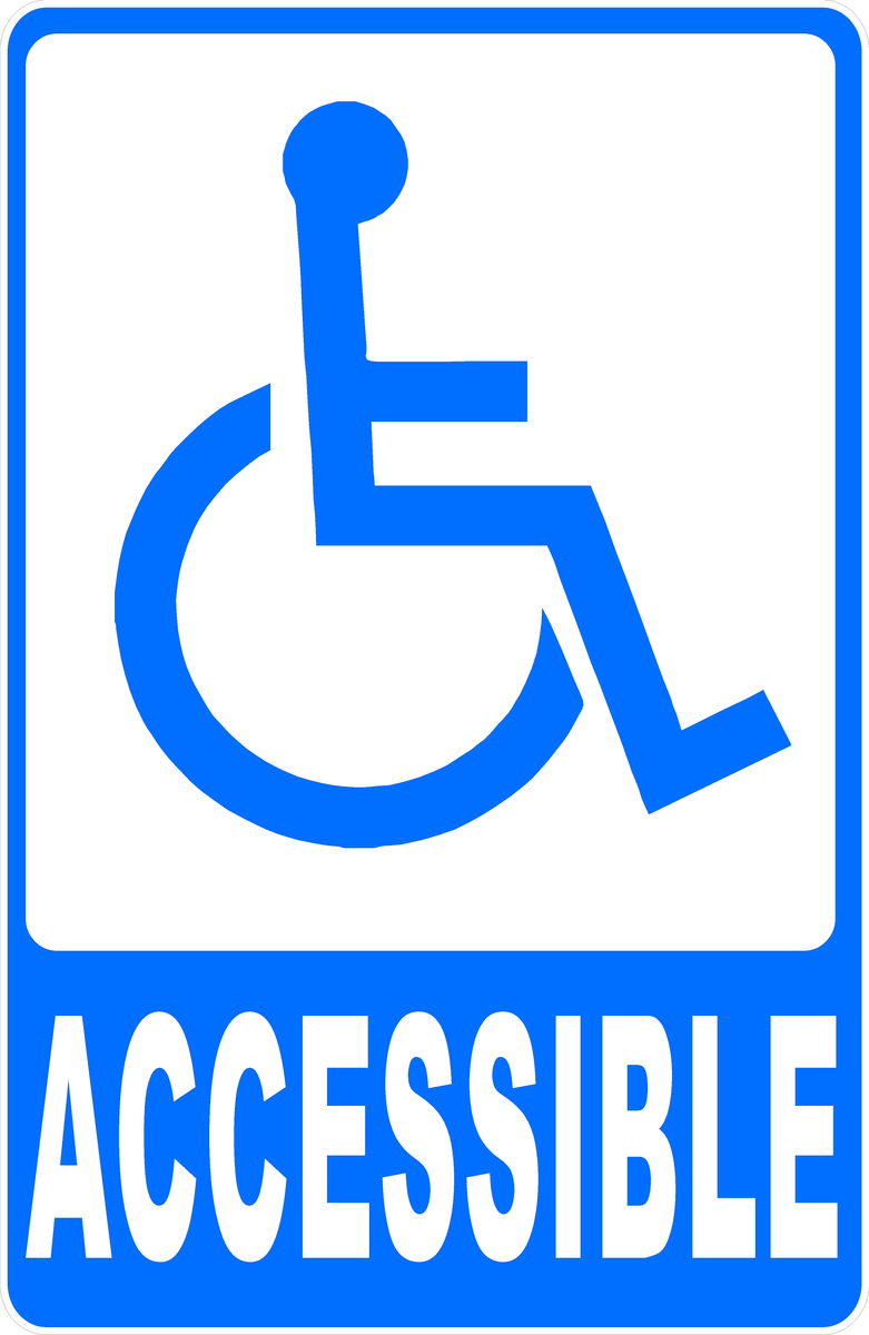 Handicapped Accessible Sign – Signs by SalaGraphics