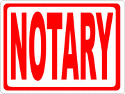 Notary Sign – Signs by SalaGraphics
