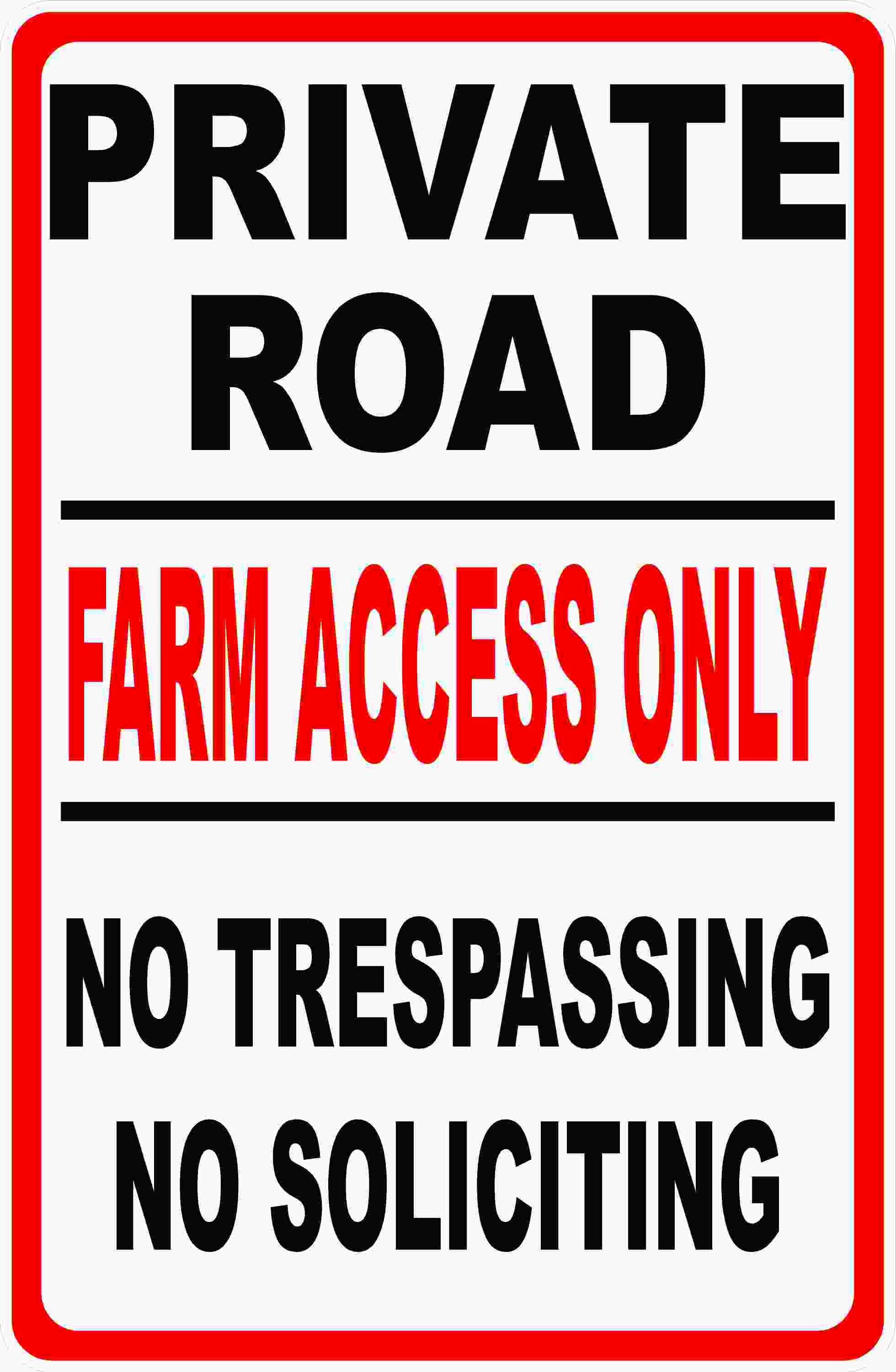 Caution This is Working Farm Common Sense Sign – Signs by SalaGraphics