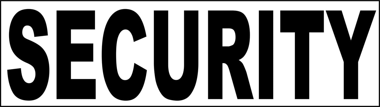 Security Vehicle Magnet – Signs by SalaGraphics