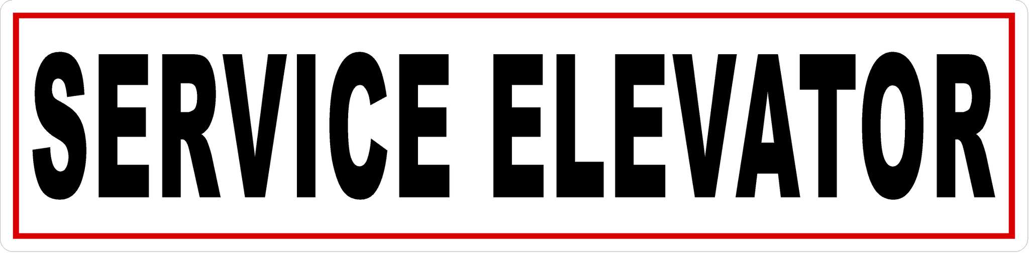 Service Elevator Sign – Signs by SalaGraphics